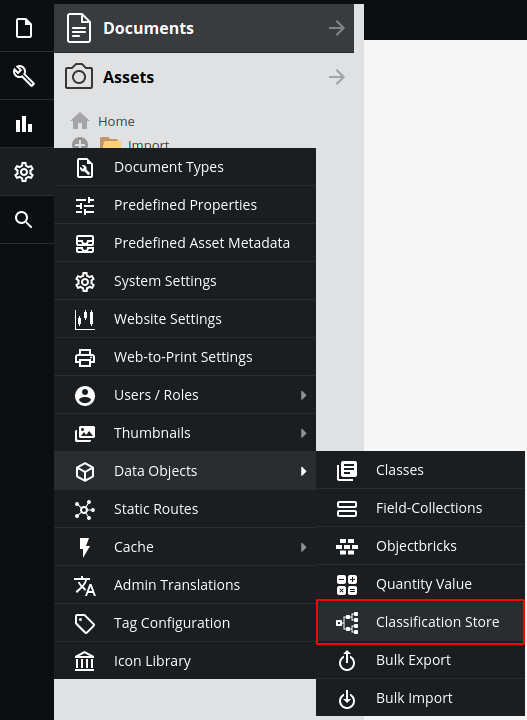 How to use Classification stores with admin translations in Pimcore
